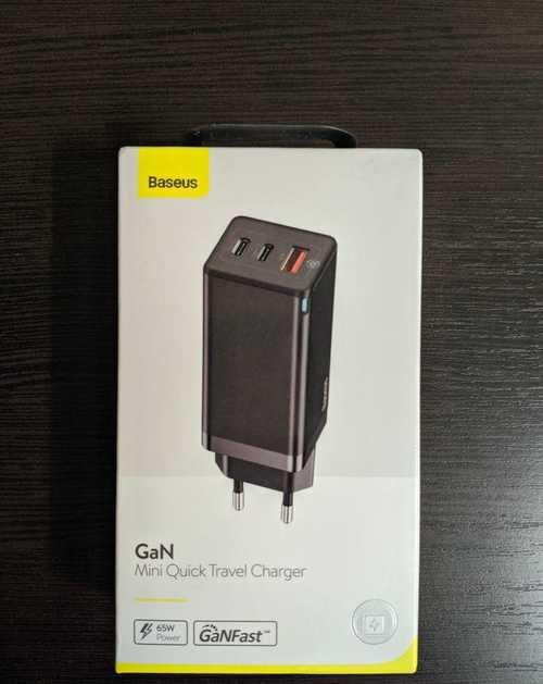 Зарядное устройство Baseus GaN 65w