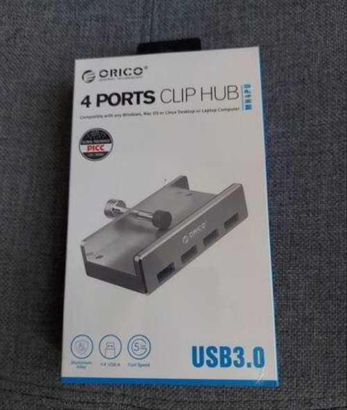 USB-концентратор orico MH4PU, разъемов: 4