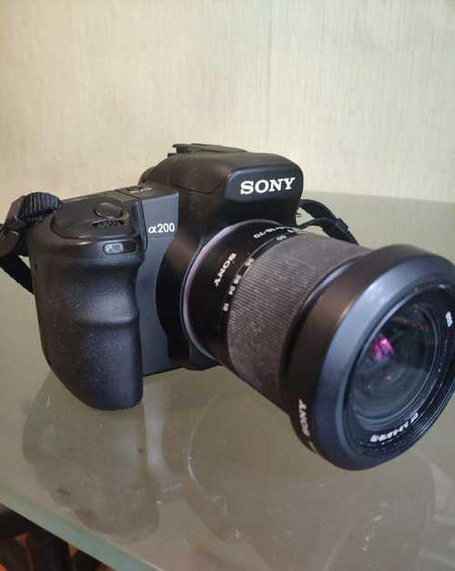 Зеркальный фотоаппарат Sony Alpha dslr A200