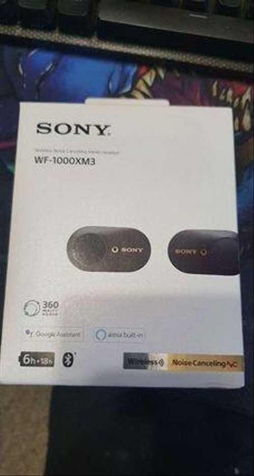 Наушники sony wf1000xm3