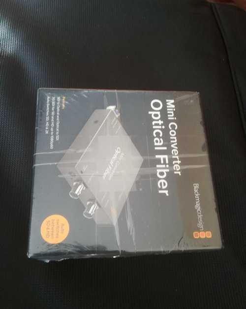 Blackmagic mini converter - optical fiber 12G