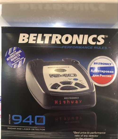 Антирадар Beltronics vector 940