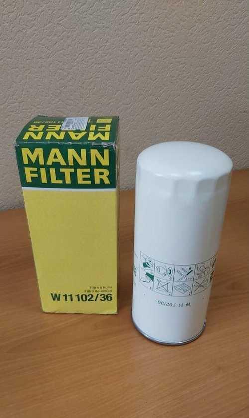 Масляный фильтр mann-filter W11102/36