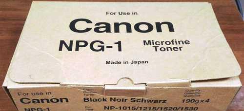 Canon NPG-1