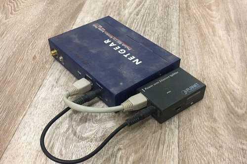 Netgear wg 102 + Poe splitter 5/9/12v