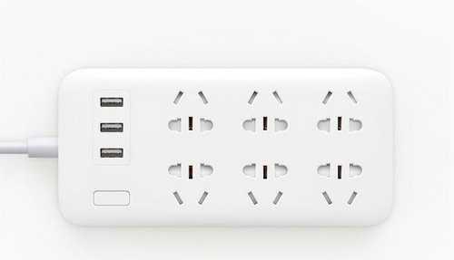 Удлинитель Xiaomi Mi Power Strip (6 розеток, 3 USB