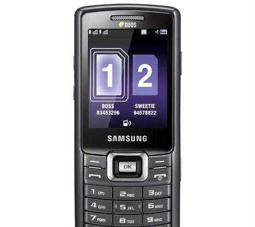 SAMSUNG C5212 DuoS Noble Black (м3)