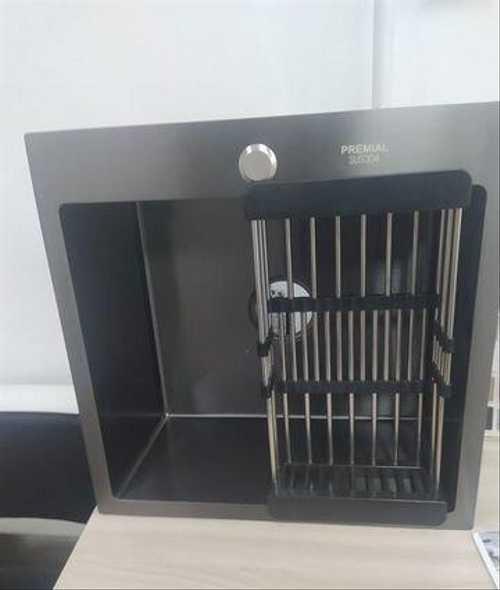 Кухонная мойка Premial PR5050 (G) графит (3мм)