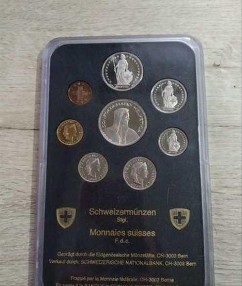 Официальный набор монет Швейцарии