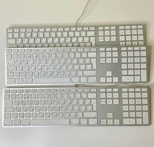 Клавиатура проводная Apple MB110 White A1243