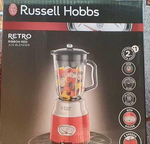 Блендер Russell Hobbs Retro Jug Blender красный