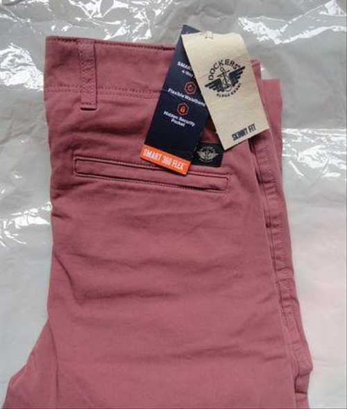 Чиносы Dockers Alpha Khaki Smart Flex 360, skinny