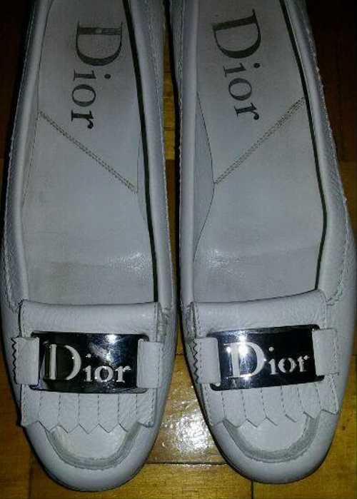 Туфли лоферы Dior,37,5-38 р