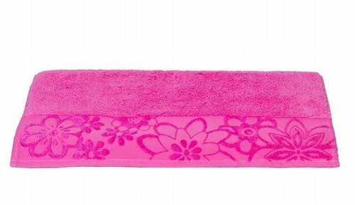 Махровое полотенце 100x150 dora розовый