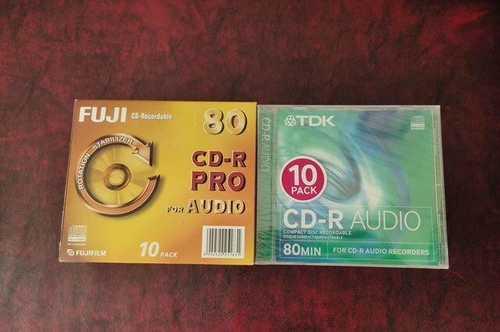 CD-R audio TDK & fuji (диски для записи)