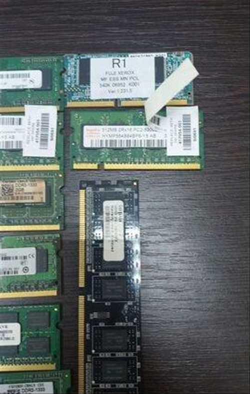 Оперативная память RAM sodimm DDR3/2 и другое