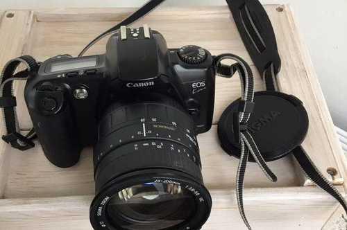 Canon EOS Kiss + Sigma zoom 28-200/1:3,8-5,6 UC