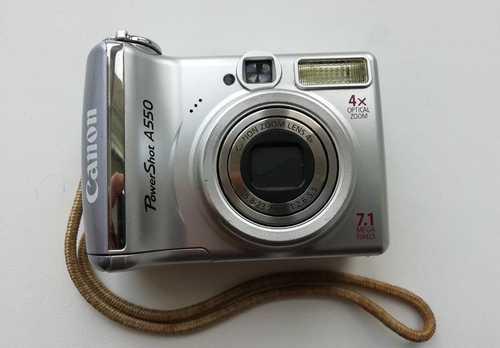 Canon powershot a550