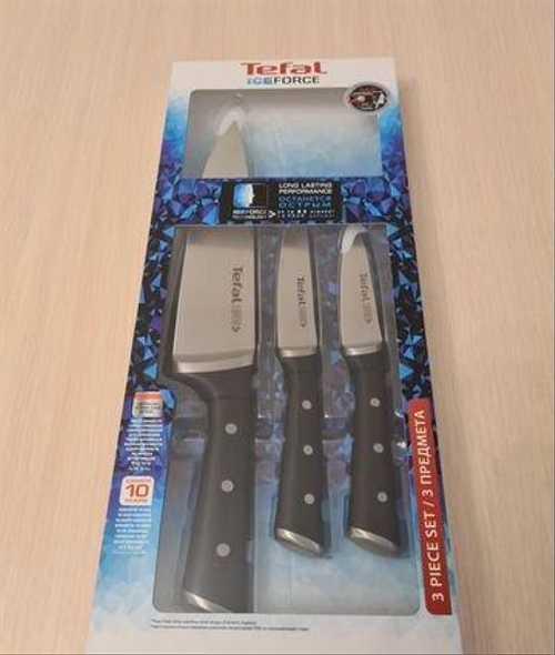 Набор кухонных ножей Tefal IceForce 3 шт