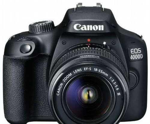 Как настроить фотоаппарат canon eos 4000d для хороших фото