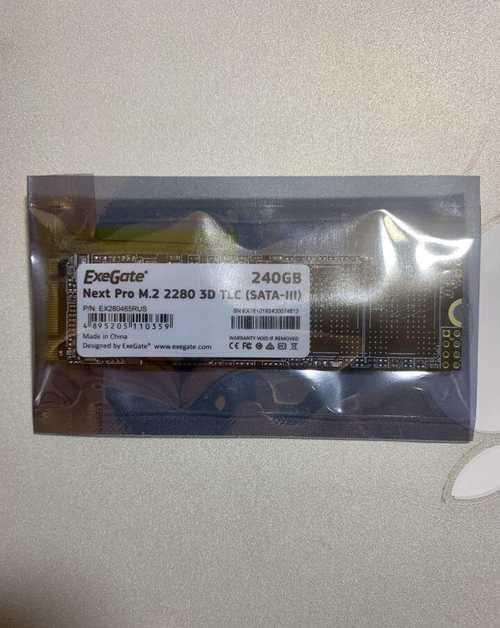 SSD диск Exegate Next Pro M.2 240гб