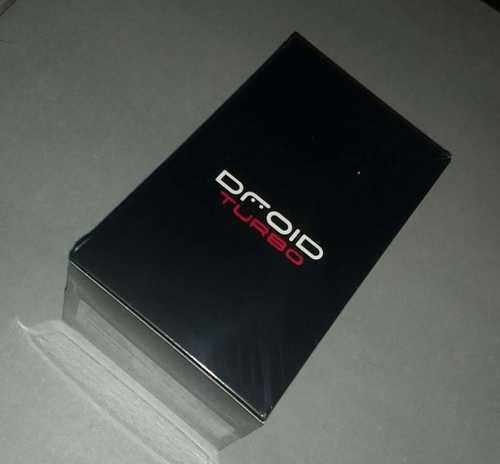 Запечатанный Droid Turbo black nylon 32Gb