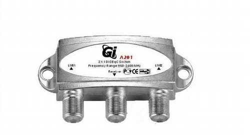 Дисек спутниковый diseqc 1 х 2,GI A201