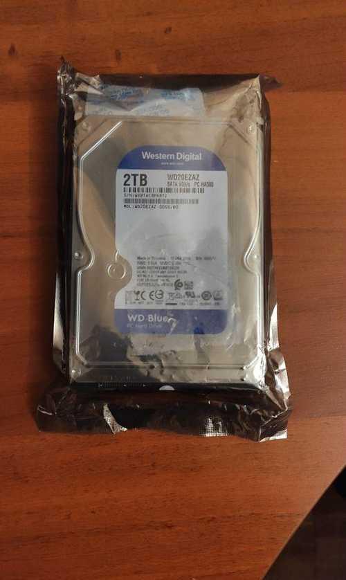 Жесткий диск hdd WD на 2 tb новый