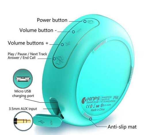 Kinps Bluetooth Circular Sound Speaker