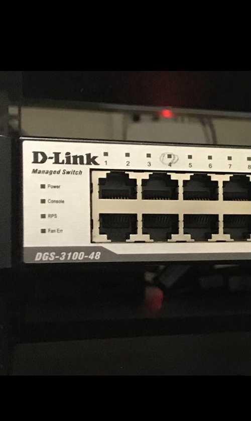 Коммутатор DLink DGS-3100-48
