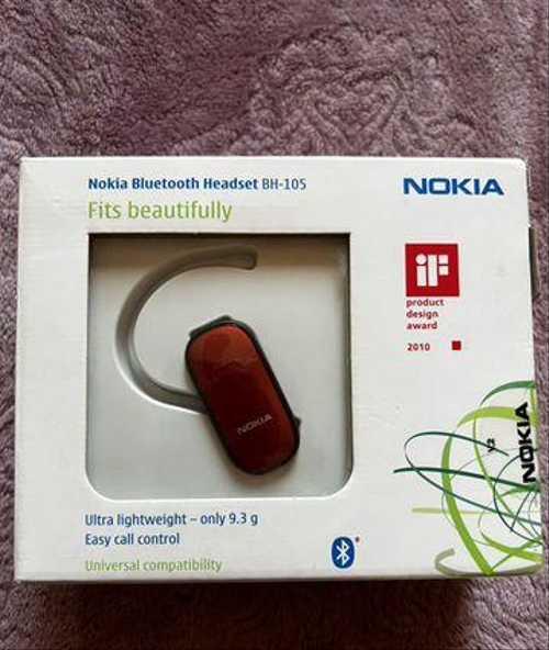 Минигарнитура Nokia Bluetooth BH-105