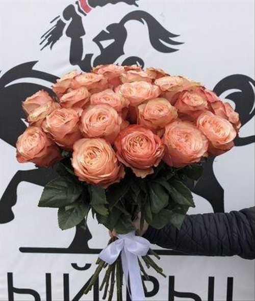 25 Пионовидных Импортных Роз "Kahala" 70 см