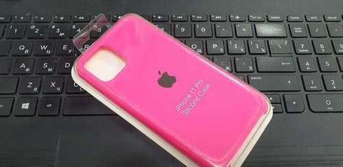 Silicone Case iPhone 11pro Фуксия Barbie Pink
