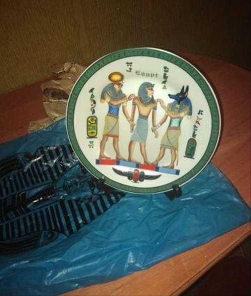 Сувенирная тарелка из Египта. Новая