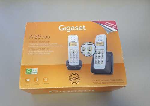 Новые беспроводные телефоны gigaset a130 duo