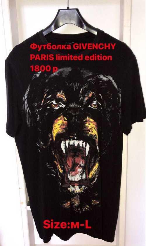 Футболка givenchy paris