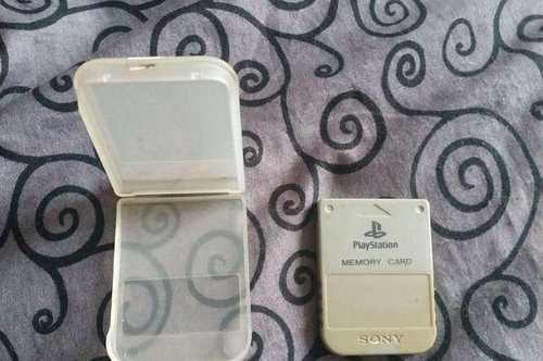 Memory card для Play Station 1 (оригинал)