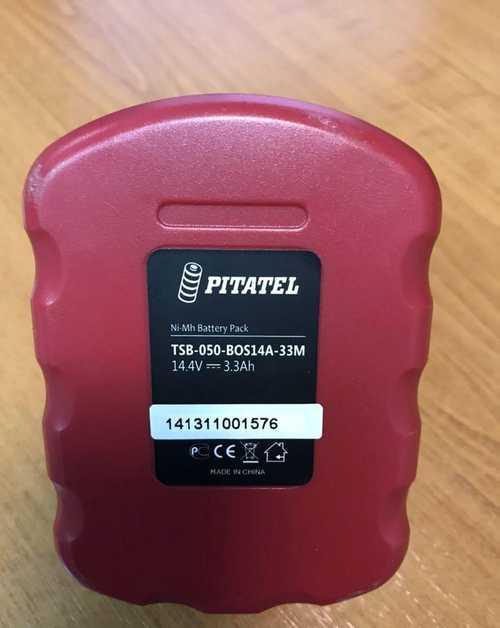 Аккумуляторный блок Pitatel TSB-049-bos12c-33m 12 в 3.3 а·ч. Аккумуляторный блок Pitatel TSB-017-bd14a-33m 14.4 в 3.3 а·ч. Аккумуляторный блок Pitatel TSB-050-bos14a-20c 14.4 в 2 а·ч. Аккумуляторный блок Pitatel TSB-050-bos14a-33m 14.4 в 3.3 а·ч.