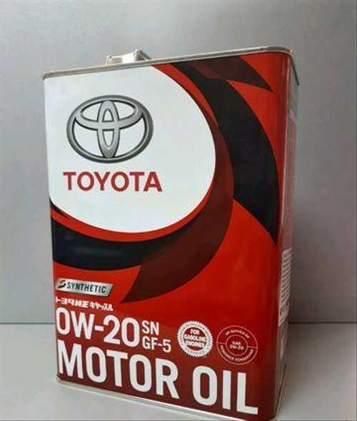 Toyota motor oil gf 5. Масло Тойота 0w20. Toyota SN 0w20 4л. Тойота 0w20 артикул. Масло Toyota 0w20 артикул.