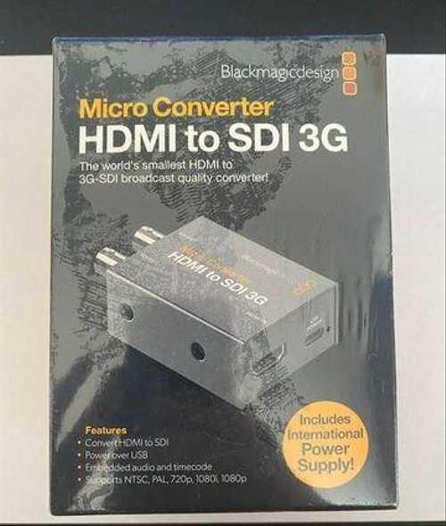 Blackmagic MicroConverter hdmi to SDI 3G