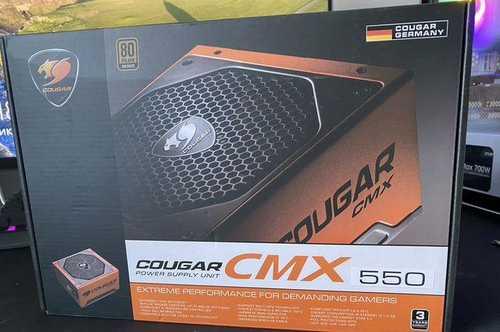 Блок питания Cougar CMX 550w на гарантии