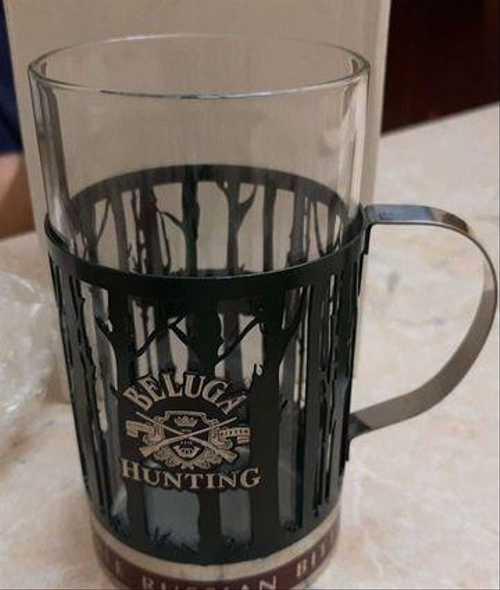 Стакан в подстаканнике beluga hunting