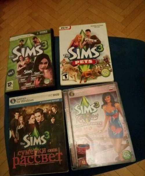 Игры "sims 3" симс 3. Антологии, питомцы, сумерки