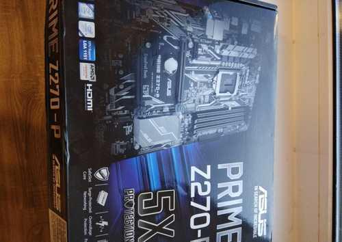 Материнская плата Asus Prime Z270-P в упаковке