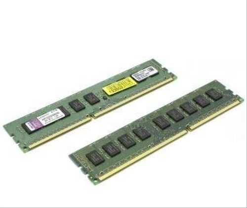 Kingston (4 Гб x 2) x 2) DDR3 ECC 1333 мгц (16 Гб)