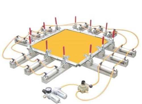 Система натяжки сетки для шелкографии