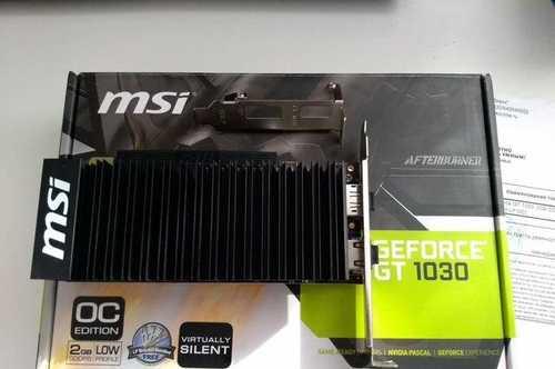 Видеокарта MSI nvidia GeForce GT1030, 2Gb DDR4, LP
