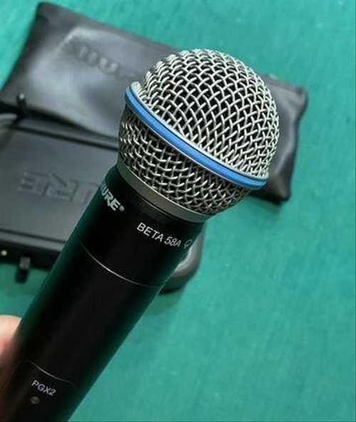 Микрофон shure pgx4 beta58A