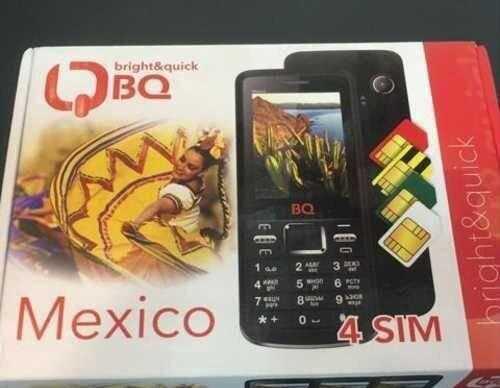 Телефон bq 2408 mexico 4 сим SIM