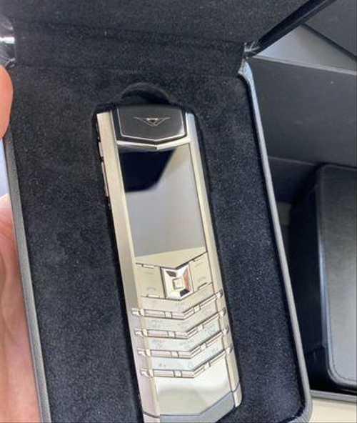 Новый Vertu Signature S Pure silver